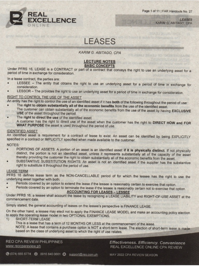 Leases | PDF