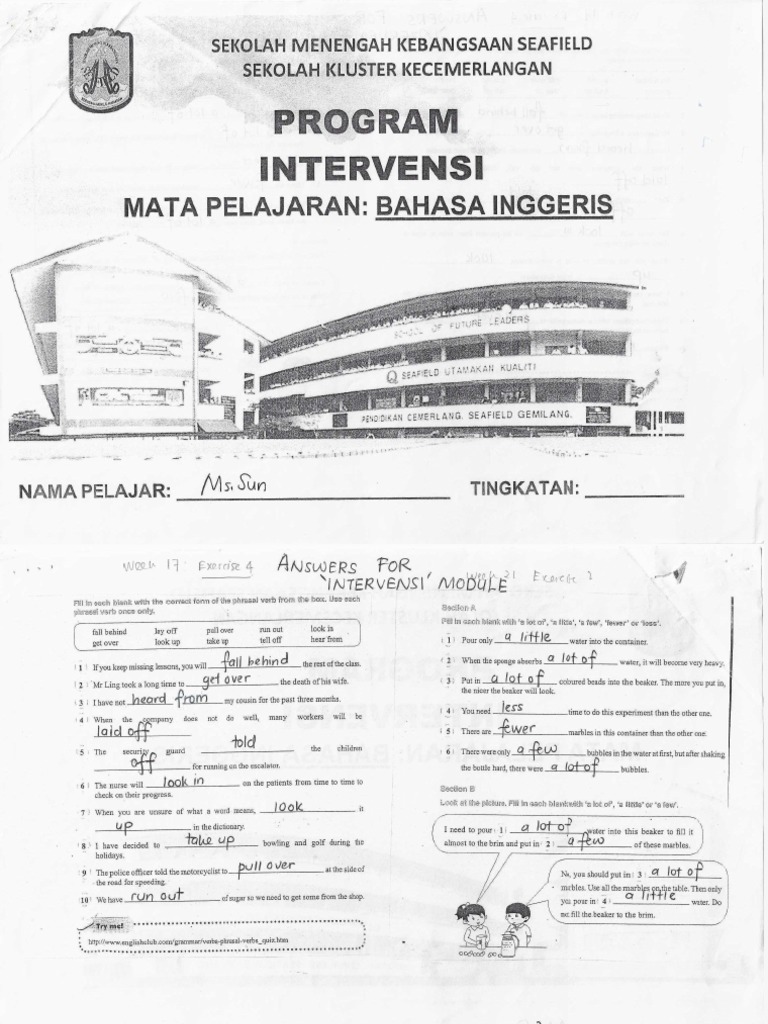 Program Intervensi | PDF