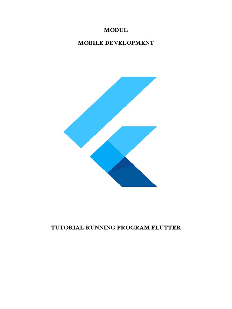 Modul Running Program Flutter | PDF