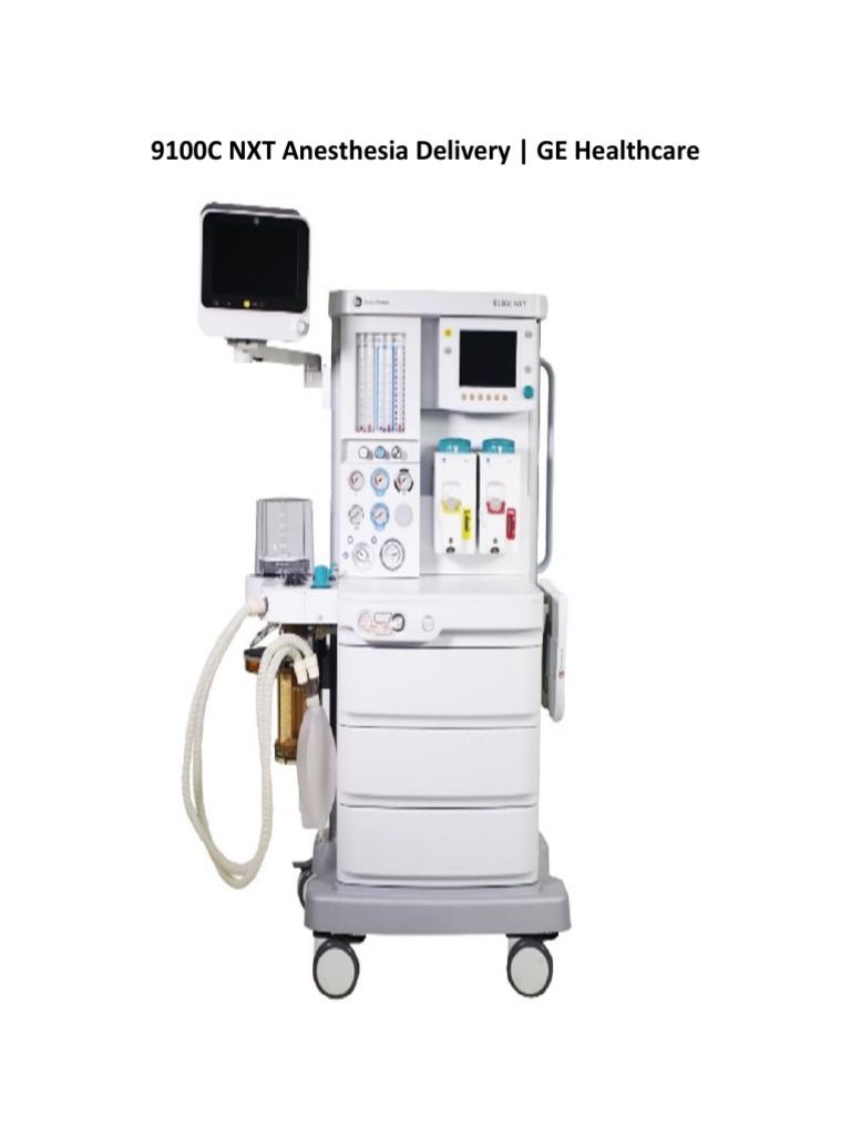 Ge 9100C NXT | PDF | Equipment | Manufactured Goods