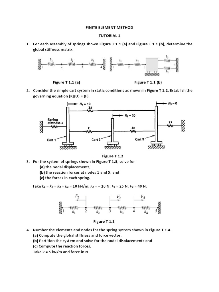 Tutorial 1 | PDF | Matrix (Mathematics) | Numerical Analysis