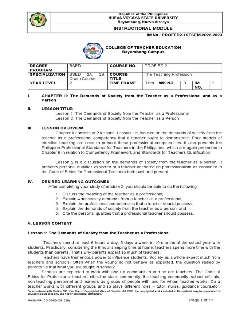 Module No 2 Download Free Pdf Teaching Method Teachers
