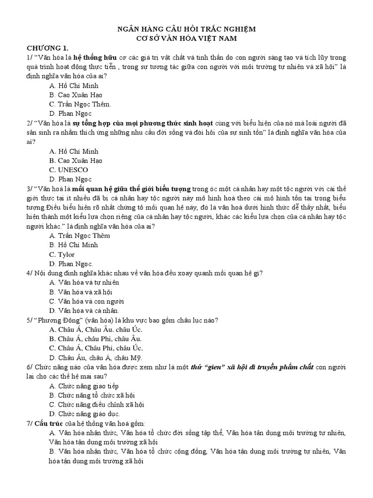 CSVH VN - 1 bản | PDF
