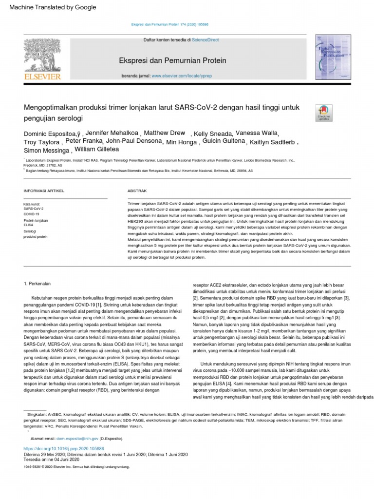 4.production of SARS-COV-2 Soluble Spike | PDF