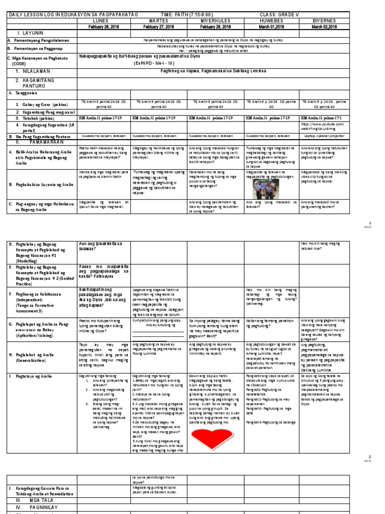 q4 DLL Week 7 Esp | PDF