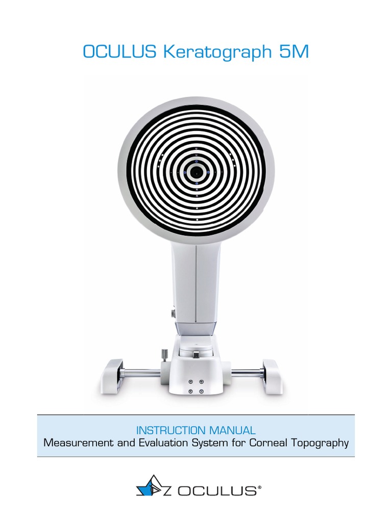 OCULUS Keratograph 5M: Measurement and Evaluation System For Corneal ...