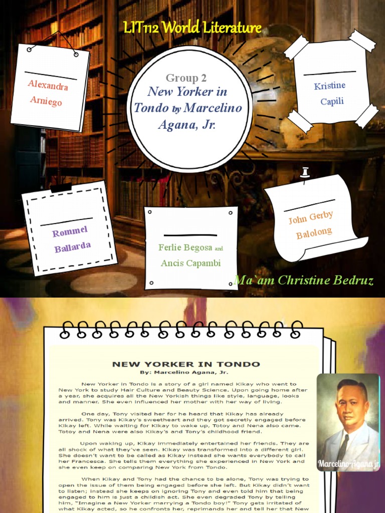New Yorker in Tondo by Marcelino Agana | PDF