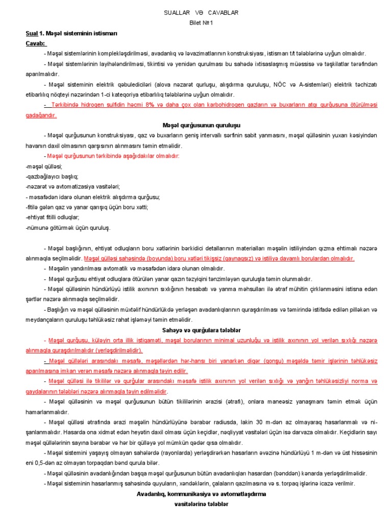 Azneft - İmtahan-2 | PDF