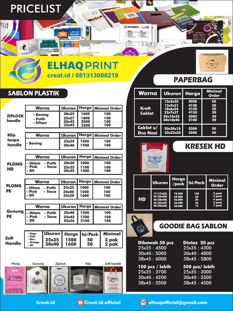 Pricelist All Product 2022 | PDF