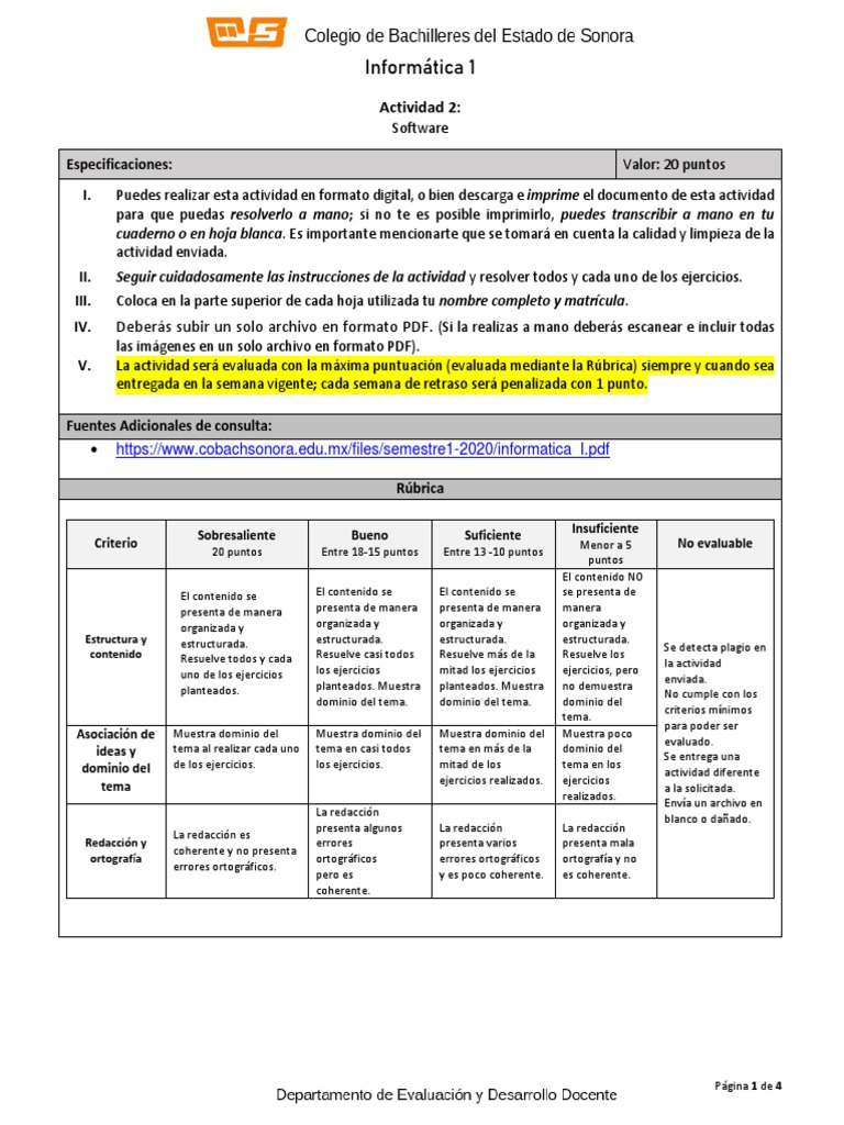 Informática P1 Act2 | PDF | Software libre | Software
