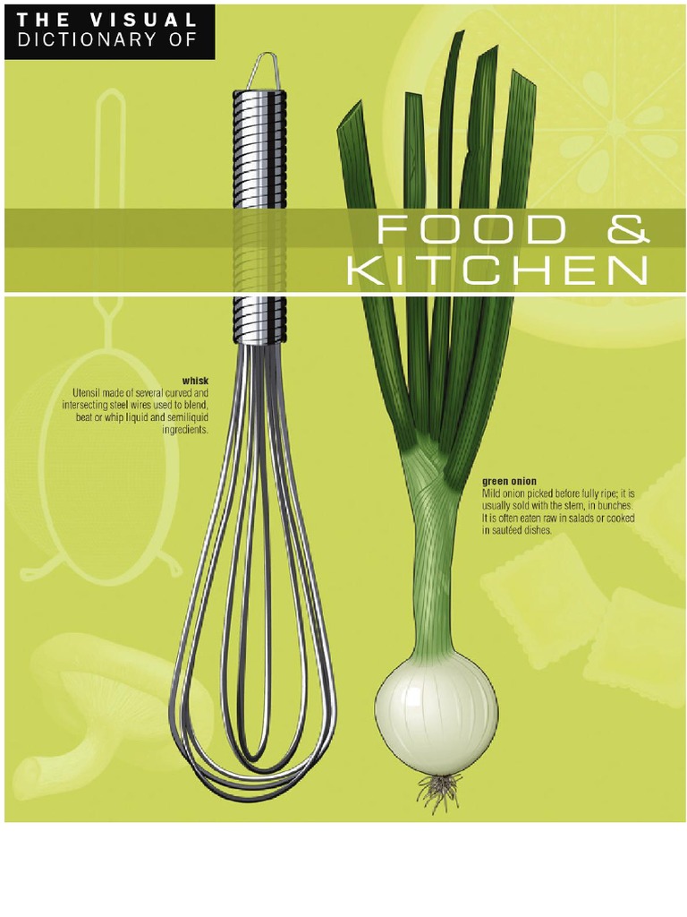 The Visual Dictionary of Food and Kitchen | PDF