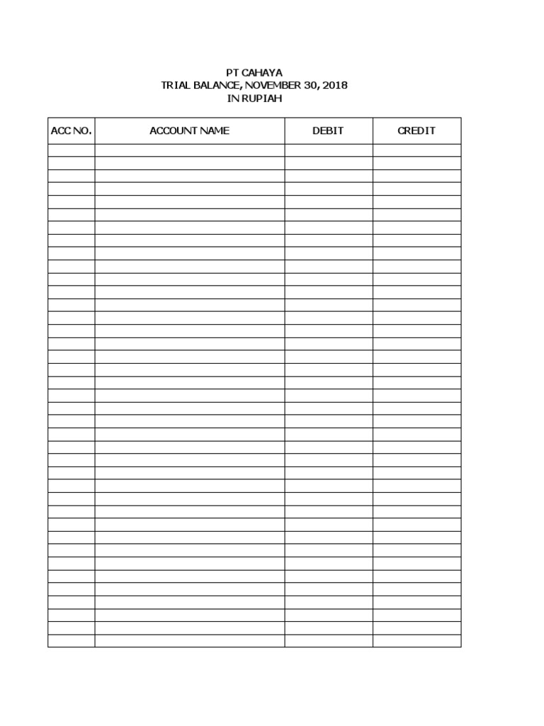 Lembar Kerja Akuntansi | PDF