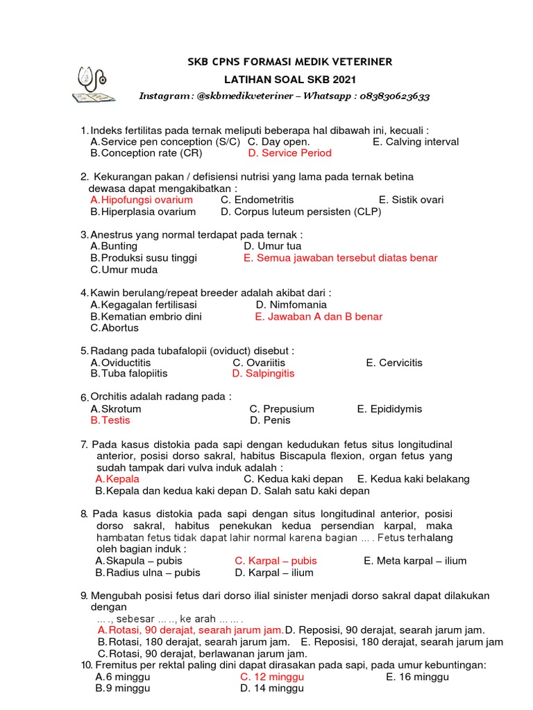 Latihan Soal SKB 20 | PDF