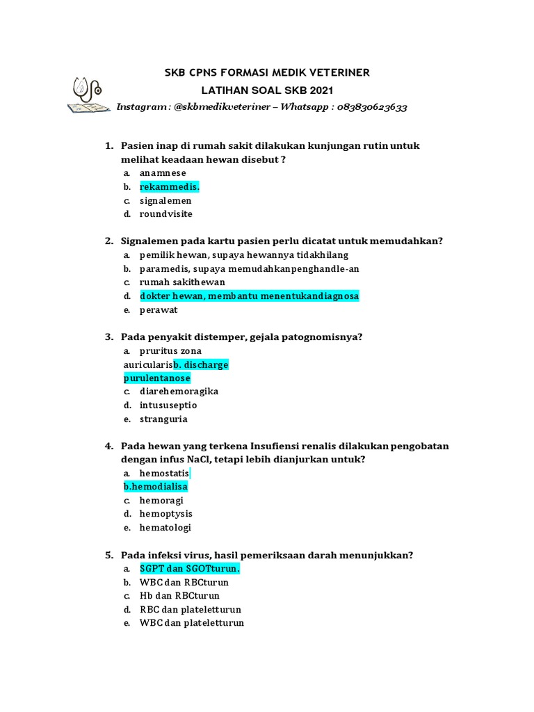 Latihan Soal SKB 15 | PDF