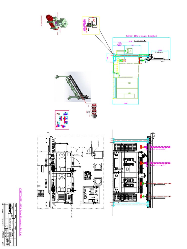 Gantry Layout For PSA | PDF