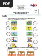 Kindergarten Q3 - Week 6 Worksheets | PDF