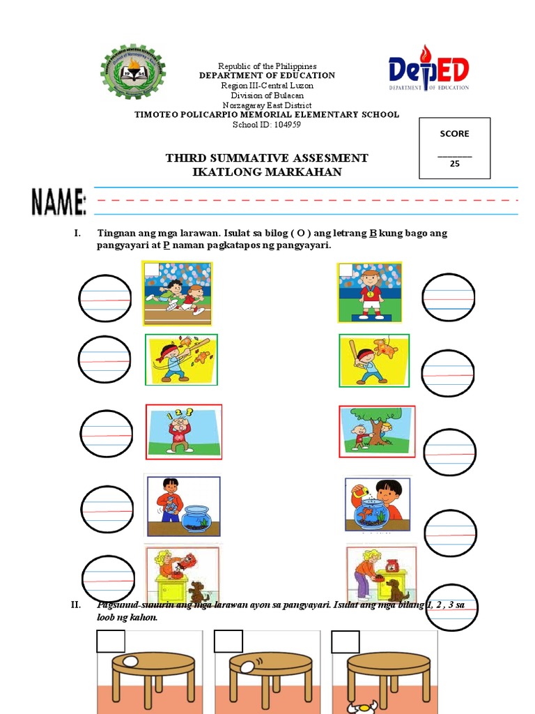 3RD Quarter Exam | PDF