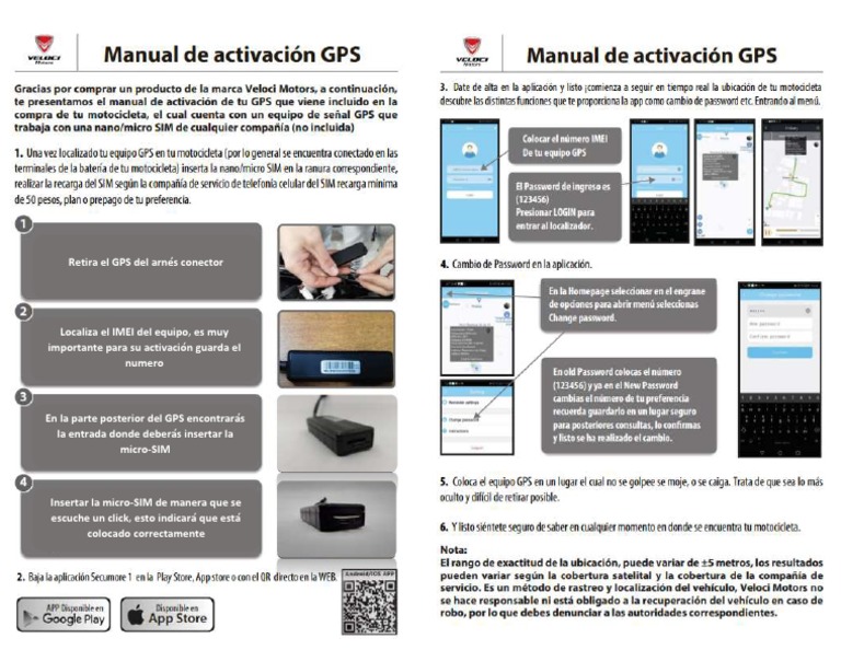 Manual de Activación GPS | PDF
