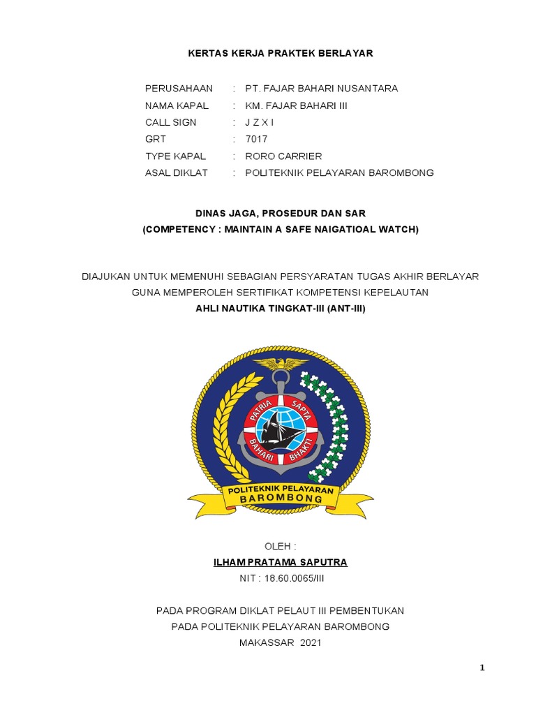 05.maintain A Safe Navigational Watch | PDF