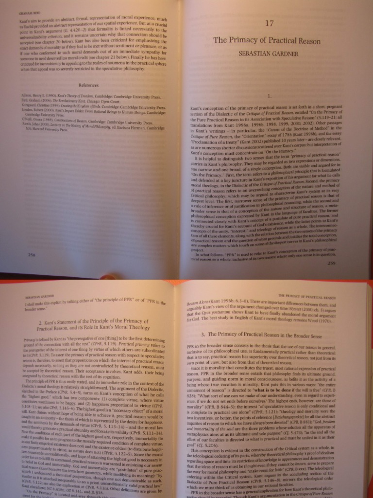 Gardner 2006 - The Primacy of Practical Reason - Compressed | PDF