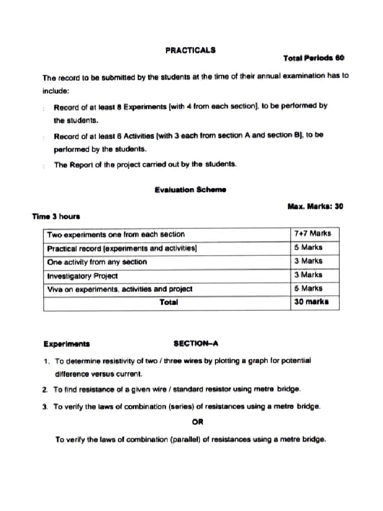 Practical Experiments and Activities for Physics Students | PDF | Electrical Resistance And ...