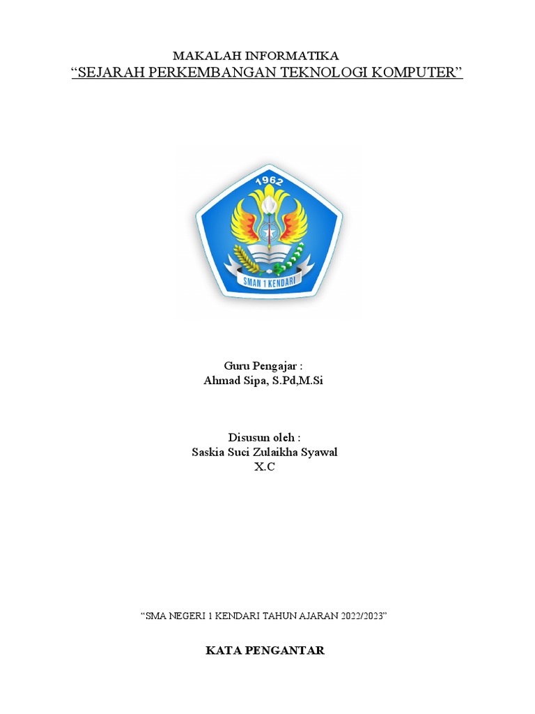 Makalah Informatika 1 | PDF