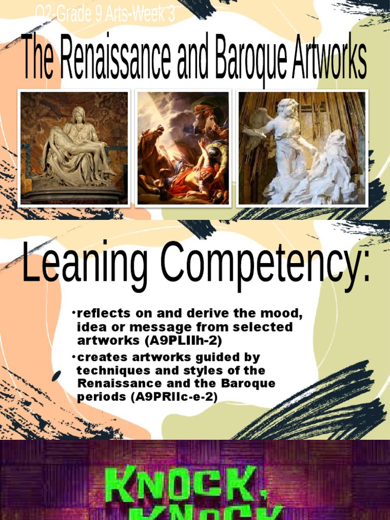 Exploring Renaissance and Baroque Art | PDF | Baroque | Paintings