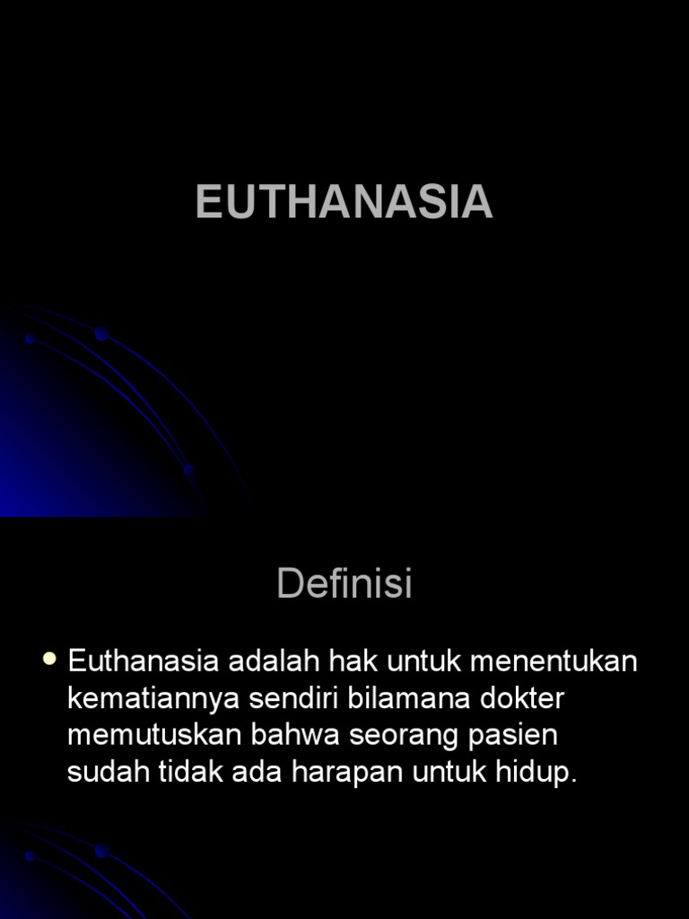 Eutanasia | PDF