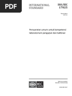 SNI - ISO 17025-2017 Indonesia | PDF