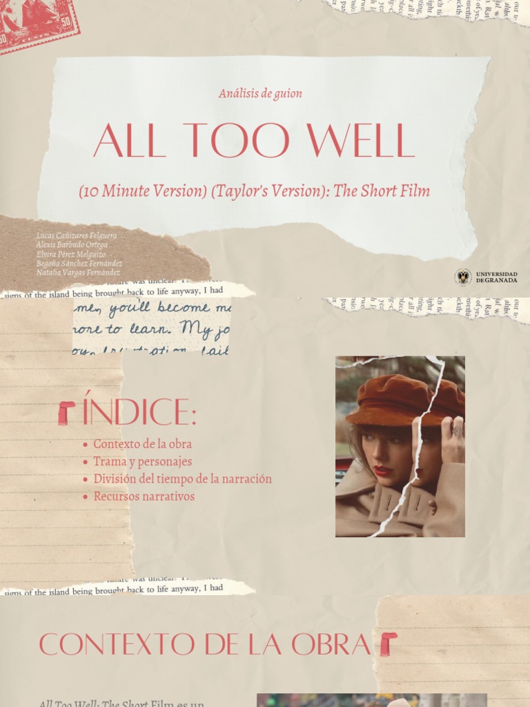All Too Well: Análisis de Guion | PDF