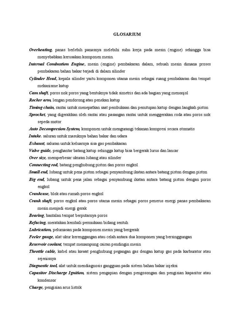 Glosarium, Gambar DKK | PDF