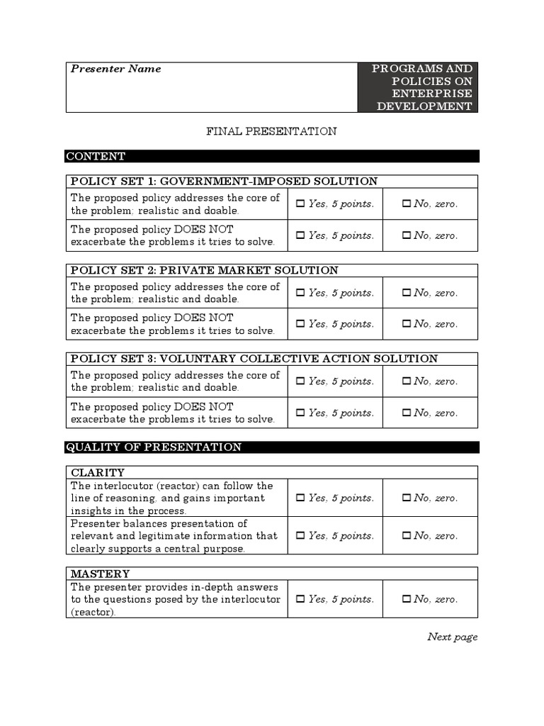 Scoring Rubric - Final Examination - EC 202 - 1st Semester 2022 2023 | PDF
