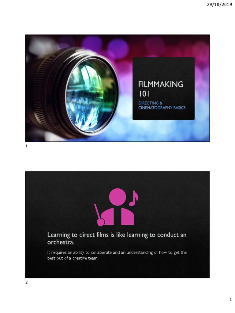 Directing Essentials for Filmmakers | PDF | Film Director | Filmmaking