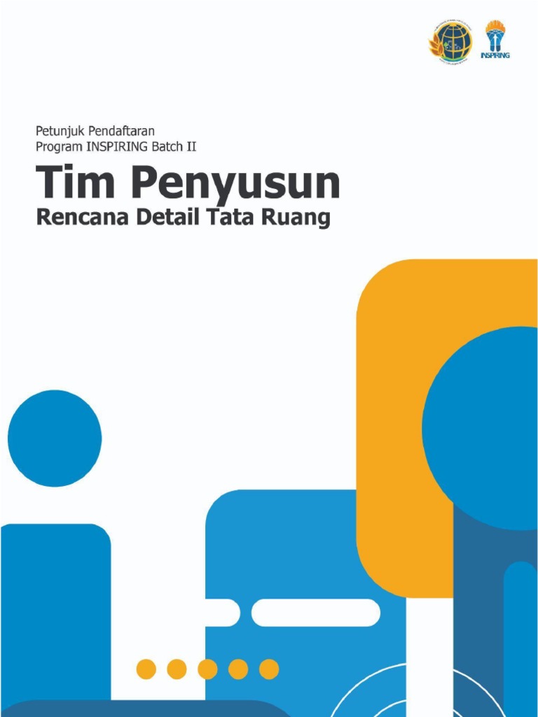 Panduan Pendaftaran Tim Penyusun RDTR | PDF