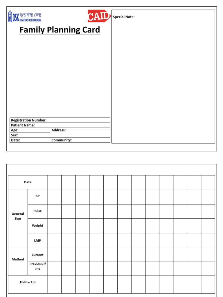 Health Card | PDF | Lifestyle