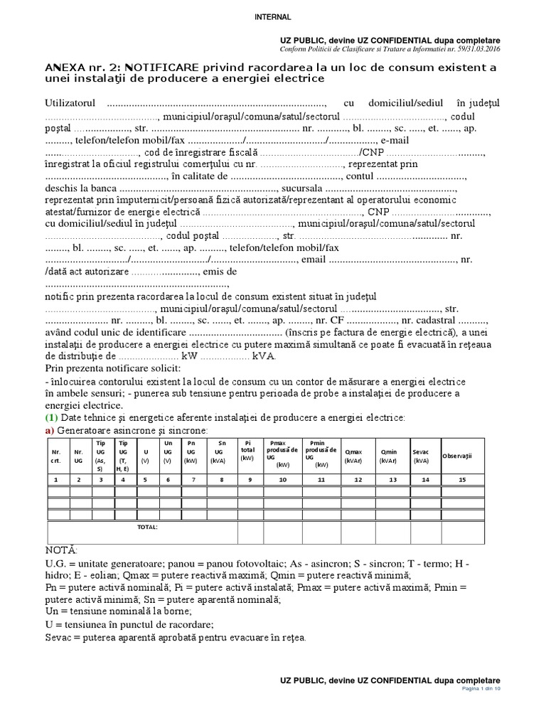 Prosumatori Anexa-2 | PDF