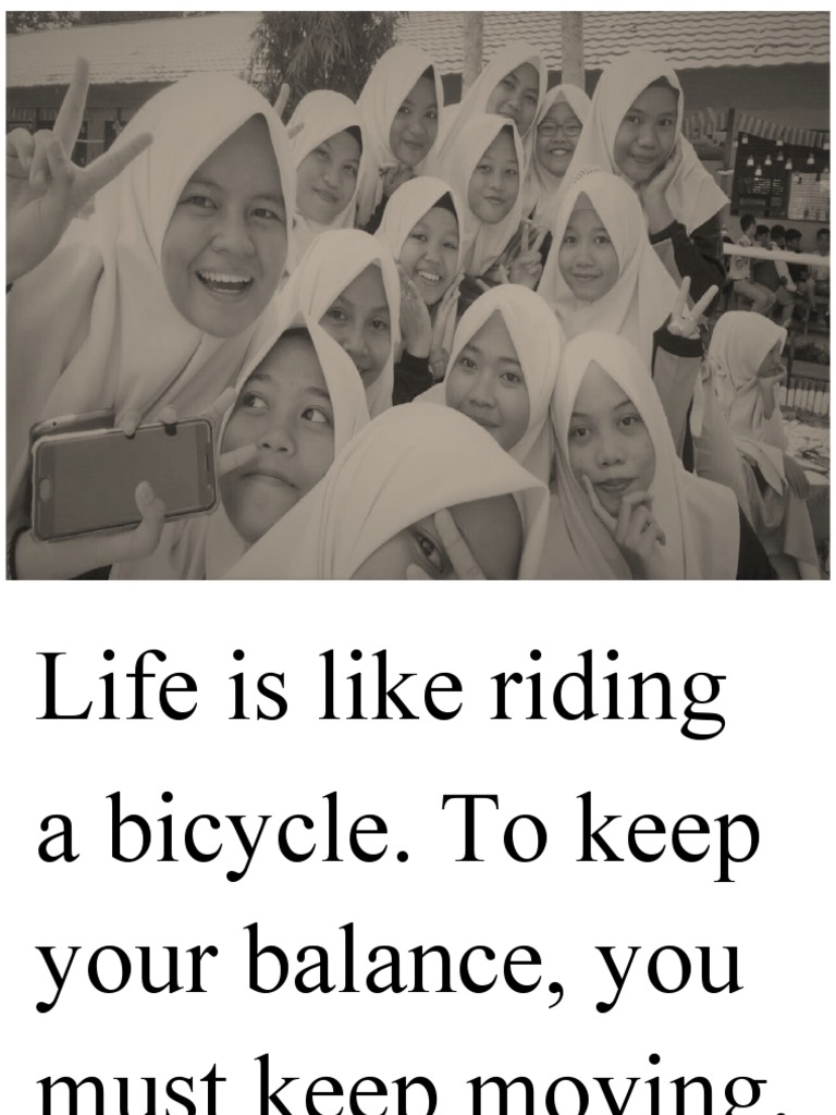 Life is Like Riding a Bicycle | PDF
