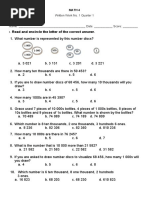 Big Numbers Worksheet | PDF