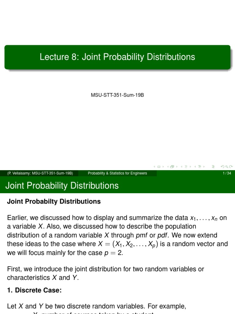Lecture-Note of Chapter 4 From Lemmi | PDF | Probability Density Function | Probability Distribution