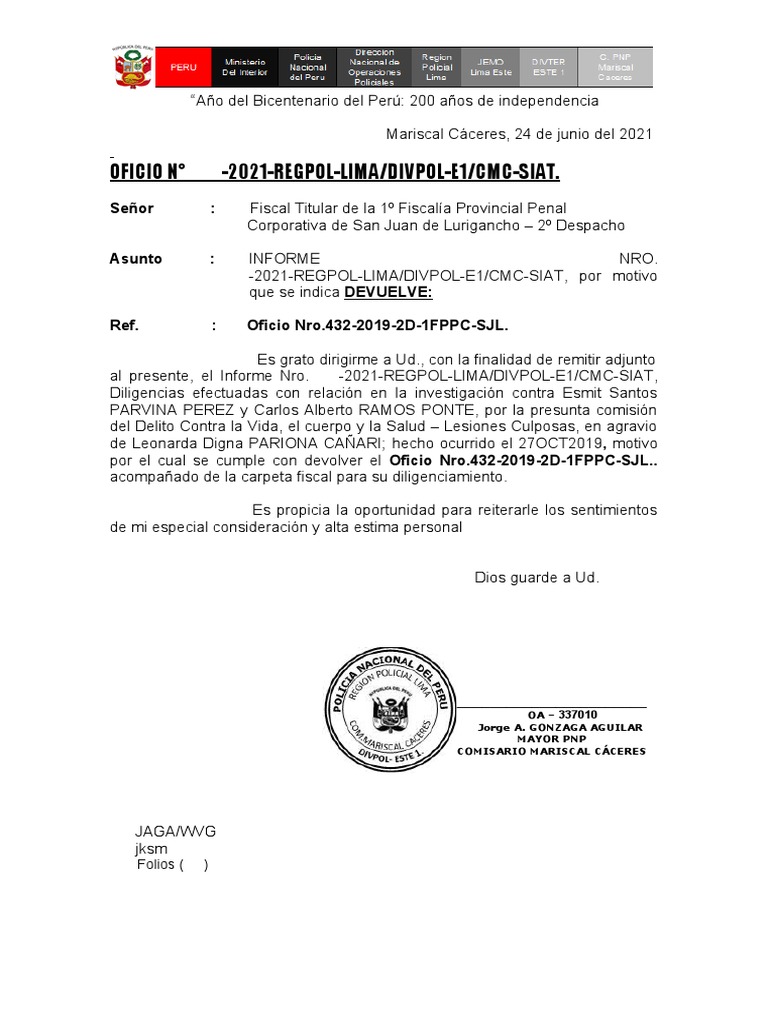 Remite Carpeta Fiscal | PDF