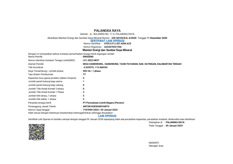 Sertifikasi SLO | PDF