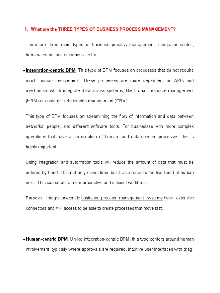 Business Process Management | PDF | Business Process Management ...