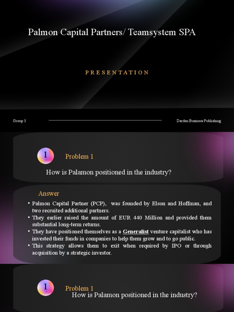 Palamon's Investment Strategy | PDF | Career & Growth | Business