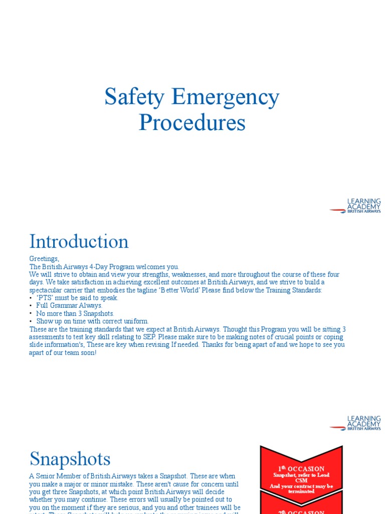 Safety Emergency Procedures | PDF | Cognitive Science | Cognition