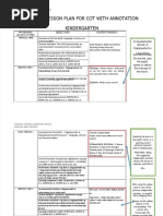 COT Observation Notes Form 2024-2025 | PDF