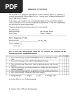 Questionnaire For Absenteeism | PDF