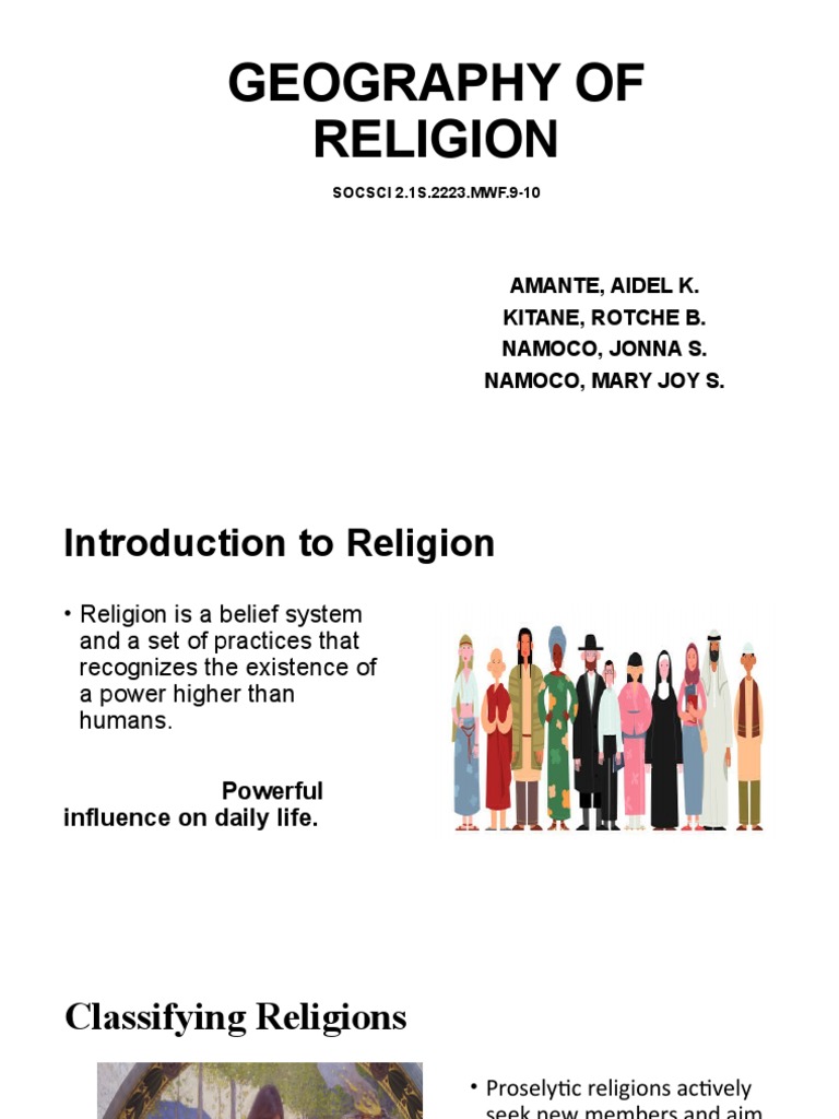 Geography of Religion | PDF | Catholic Church | Eastern Orthodox Church