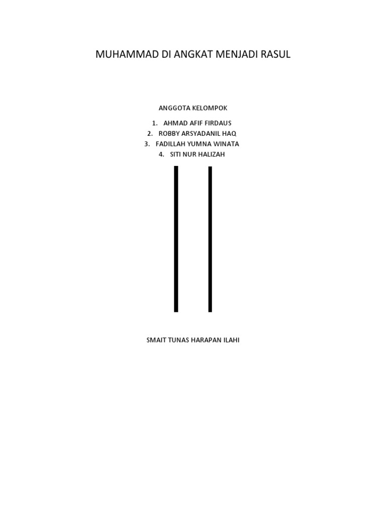 Muhammad Di Angkat Menjadi Rasul | PDF | Sejarah | Agama & Spiritualitas