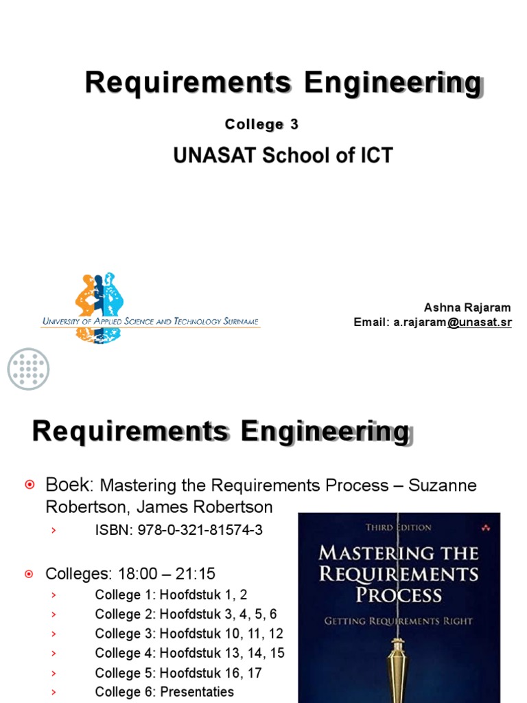 RequirementsEngineering College3 v3.0 | PDF | Use Case | Usability