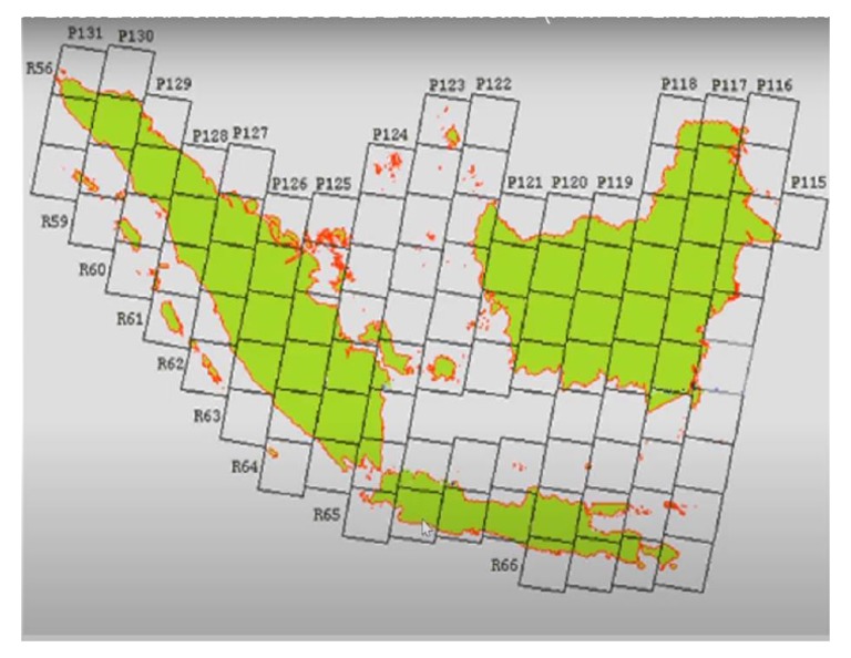 Path-Row Citra Satelit | PDF